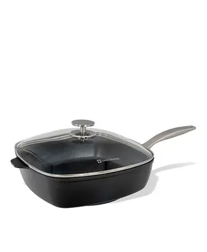 SWISS DIAMOND Chd Square Saute Pan - Deep Charcoal Grey