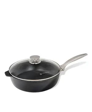 SWISS DIAMOND Chd Saute Pan, 3.8 Qt - Deep Charcoal Grey
