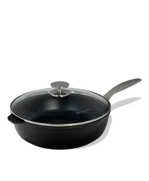 SWISS DIAMOND Chd Saute Pan, 4.3 Qt - Deep Charcoal Grey
