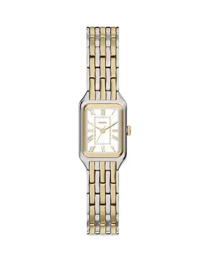Fossil Raquel Mini Watch, 18mm X 29mm - Two Tone/white