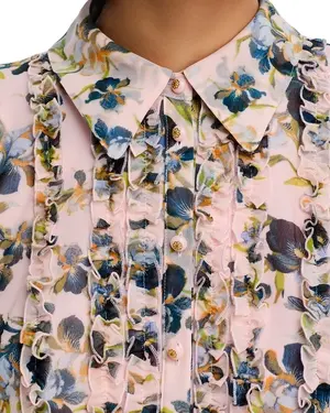 Cinq À Sept Trailing Iris Rhys Dress