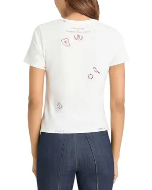 Cinq À Sept Bespoke Tee - White Multi