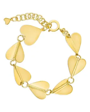 CADAR 18k Yellow Wings Of Love Link Bracelet - Gold
