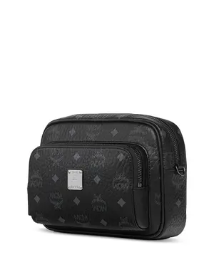 Mcm Aren Vi Crossbody - Black