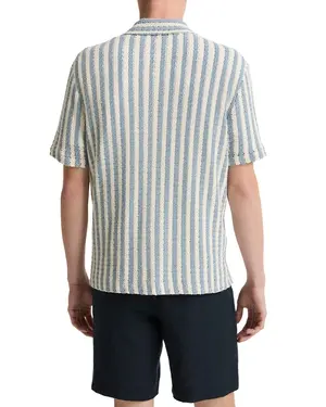 Vince Playa Stripe Short Sleeve Shirt