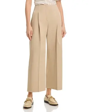 BOSS Cropped Cotton-blend Pants