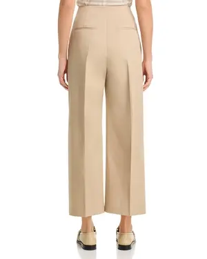 BOSS Cropped Cotton-blend Pants