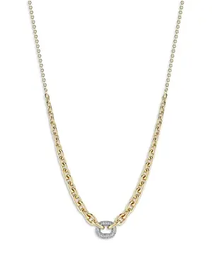 Walters Faith 18k Yellow Diamond Morrell Graduated Link Necklace - Gold