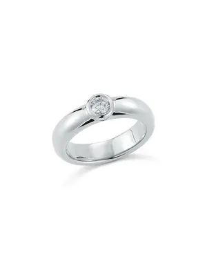 Walters Faith 18k Bezel Set Diamond Ring - White Gold