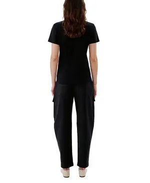 Another Tomorrow V-neck Tee - Black