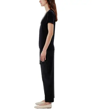 Another Tomorrow V-neck Tee - Black