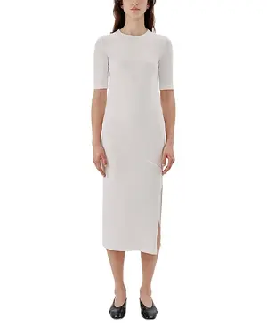 Women's Elbow Sleeve Midi Dresses