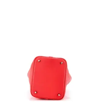 Hermès Mm Picotin Lock Bag - Red