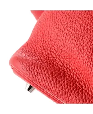 Hermès Mm Picotin Lock Bag - Red