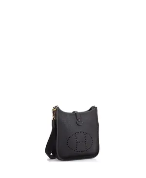 Hermès Tpm Evelyne Bag Gen Iii Clemence - Black