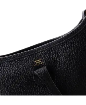Hermès Tpm Evelyne Bag Gen Iii Clemence - Black