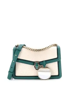 BVLGARI Small Serpenti Forever Quilted Leather Shoulder Bag