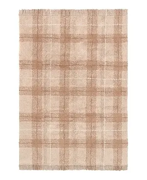 LORENA CANALS Wouf Wouf Washable Rug Tartan 2'11x3'11 Area Rug - Rose