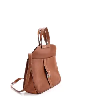 Hermès 31 Halzan Bag Clemence - Brown