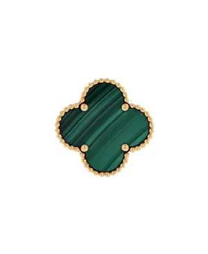 VAN CLEEF & ARPELS Magic Alhambra 18k Ring With Malachite - Gold