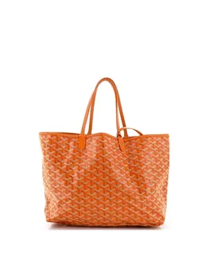 Goyard Pm Saint Louis Tote Coated Canvas - Orange
