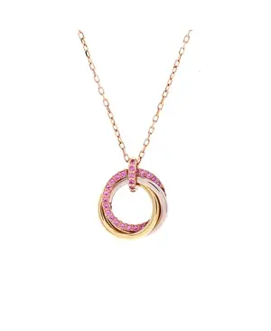 CARTIER Medium Trinity Pendant Necklace - Gold