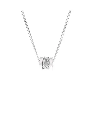 BVLGARI Mini B.zero1 Pendant Necklace - White