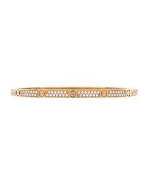 CARTIER Small Love 18K Bracelet With Diamonds