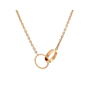 CARTIER Love Interlocking Necklace
