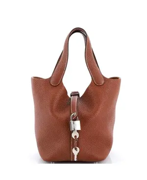 HERMES Pm Picotin Lock Bag Clemence