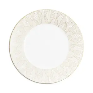 Christofle Malmaison Imperiale Gold Dinner Plate - White And Gold