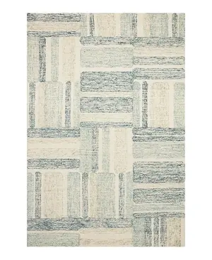 LOLOI Milo Mlo-04 Area Rug 2'3x3'9 - Aqua/denim
