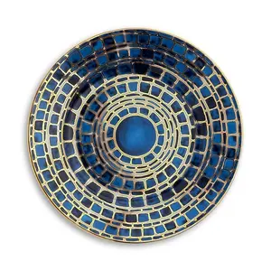 TANIA BULHOES Bread Plate, Jade - Blue