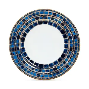 TANIA BULHOES Dinner Plate, Jade - Blue