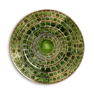 TANIA BULHOES Dessert Plate, Jade - Green