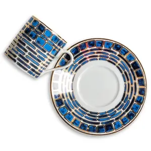 TANIA BULHOES Espresso Cup And Saucer Jade