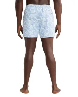 FAIR HARBOR Bungalow Printed Swim Trunks