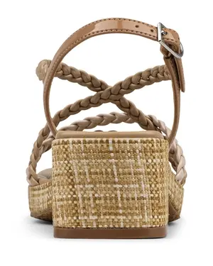 DONALD PLINER Slip On Espadrille High Heel Sandals