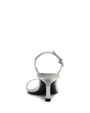 Schutz Judith Slingback Sandals - Silver