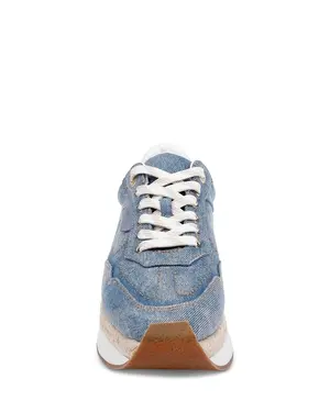 L'Agence Ivone Ii Running Sneakers - Light Denim