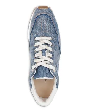 L'Agence Ivone Ii Running Sneakers - Light Denim