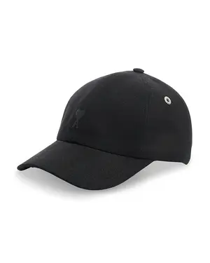 AMI Paris Denim Cap - Noir
