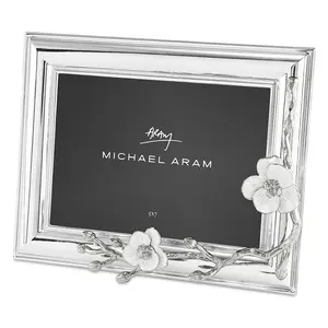 Michael Aram Silver Tone Orchid Frame, 5 X 7