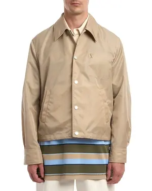 Ami Button Detailed Outerwear For Men
