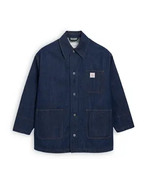 Ami Heritage Label Worker Jacket - Indigo