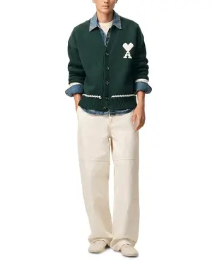 AMI Paris De Coeur Cardigan Sweater