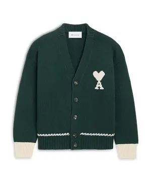 AMI Paris De Coeur Cardigan Sweater