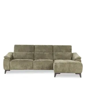 GIUSEPPE NICOLETTI Riposto 3 Piece Fabric Motion Sectional - Gaston - Salvia