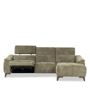 GIUSEPPE NICOLETTI Riposto 3 Piece Fabric Motion Sectional