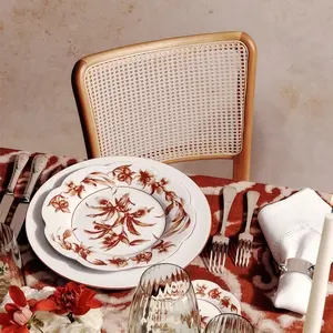 TANIA BULHOES Dinner Plate Rouge De Fer